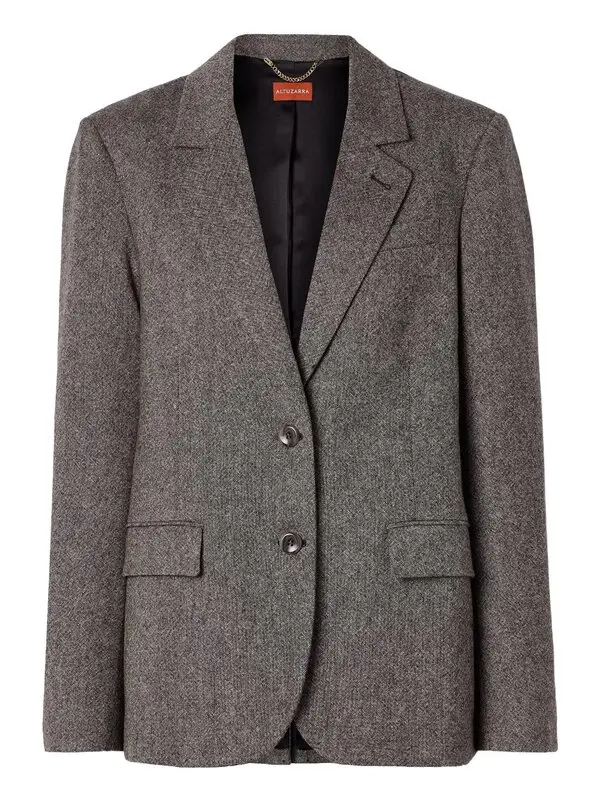 Altuzarra Jules Wool Blazer - Black
