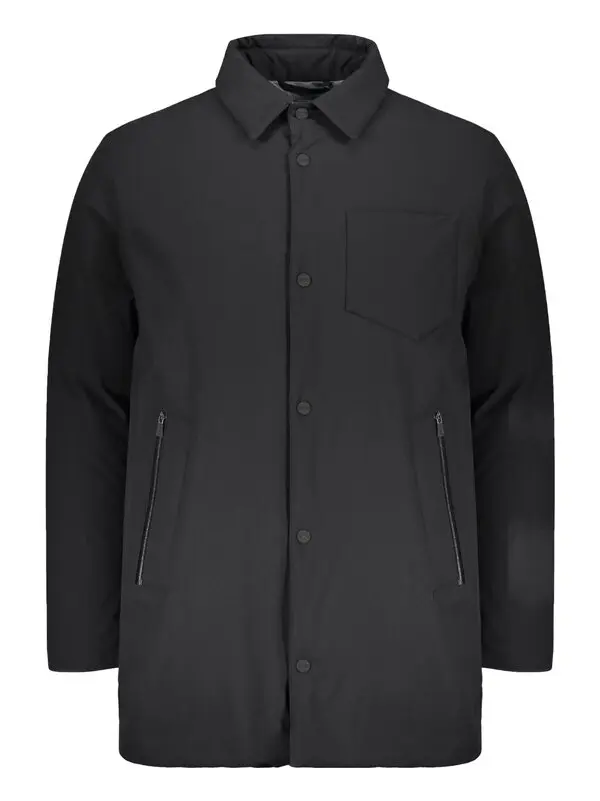 Herno Padded Jacket With Chest Pocket - Black