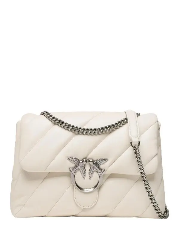 Pinko Love Big Puff Quilted Shoulder Bag - Pink