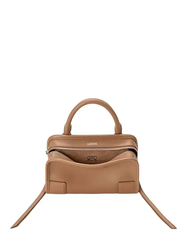 Loewe Mini Amazona 180 Bag In Soft Calfskin - Mocha