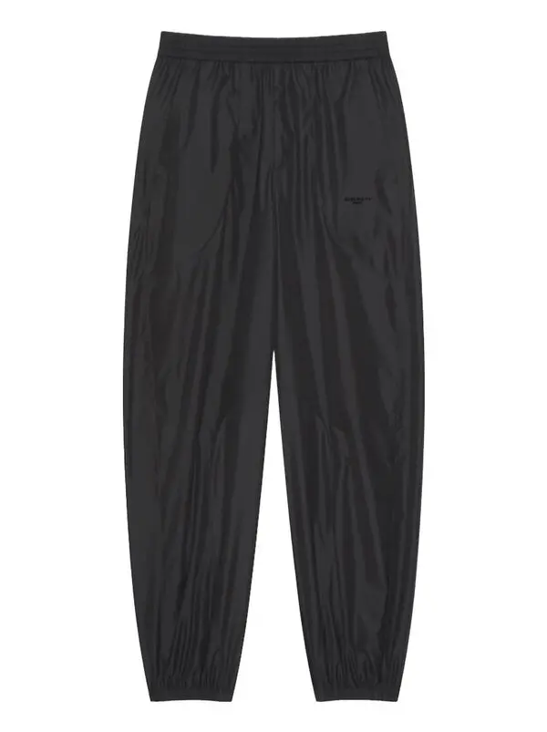 Givenchy Couture Seam Joggers With Mix Material Cut-outs - Black