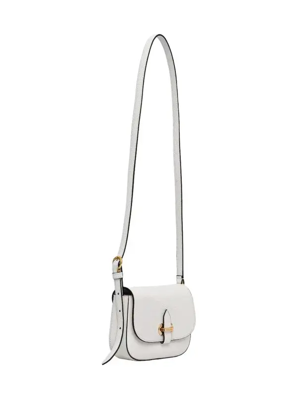 POLLINI Grained Logo-plaque Cross-body Bag - White