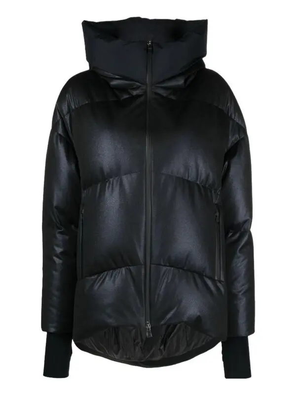 Herno Hooded Feather-down Coat - Black