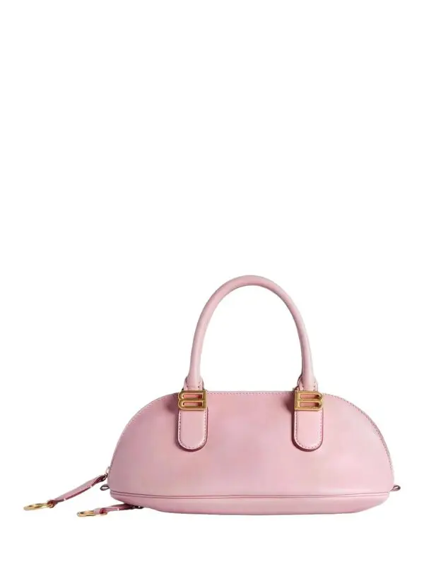Balenciaga Bolero Leather Tote Bag - Pink