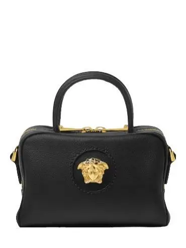 Versace La Medusa Mini Boston Bag - Black