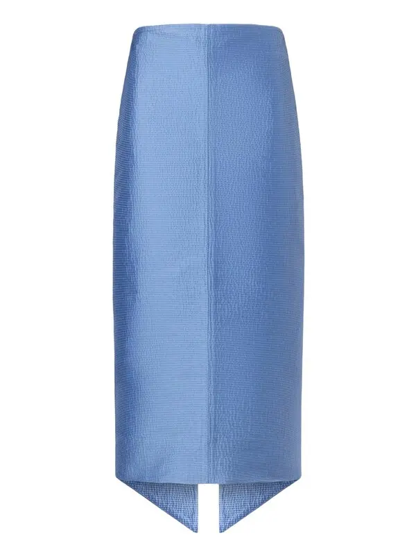 LANVIN V-shaped Waistline Skirt - Blue