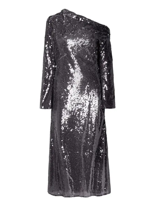 SELF-PORTRAIT Sequined Tulle Skirt - Black