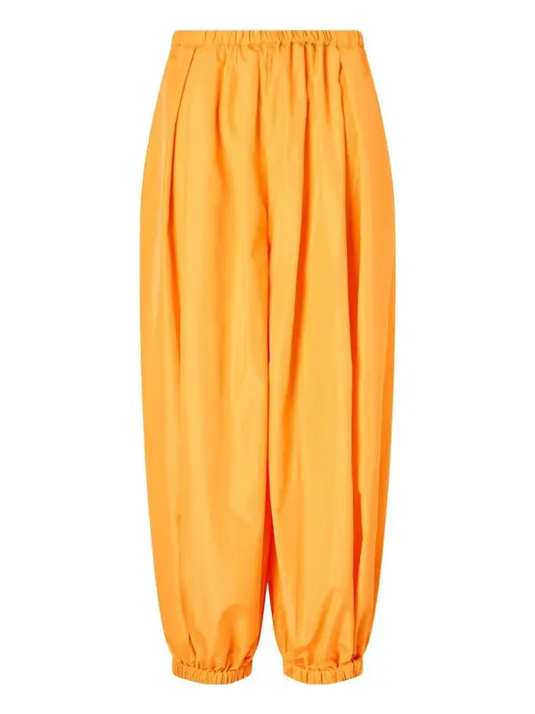 Tibi Waist Ankle Cuffed Trousers - Orange