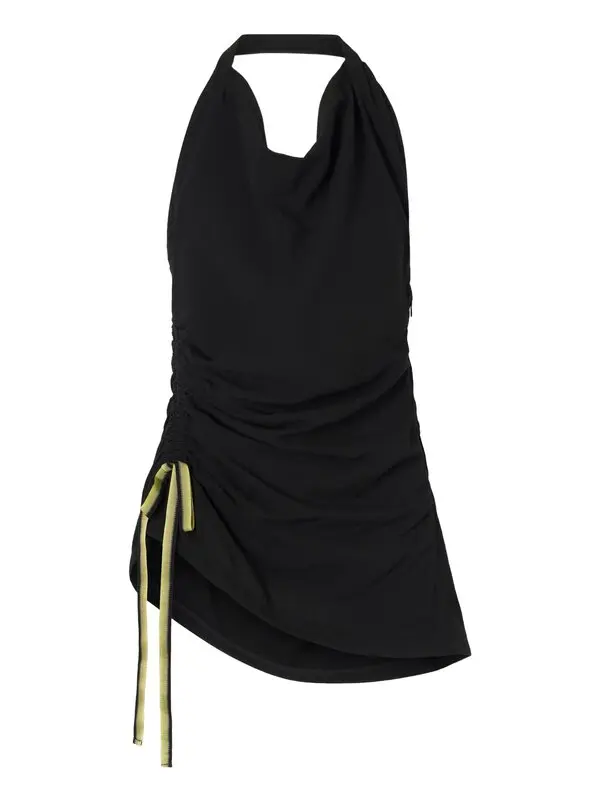 Proenza Schouler Melia Halterneck Top - Black