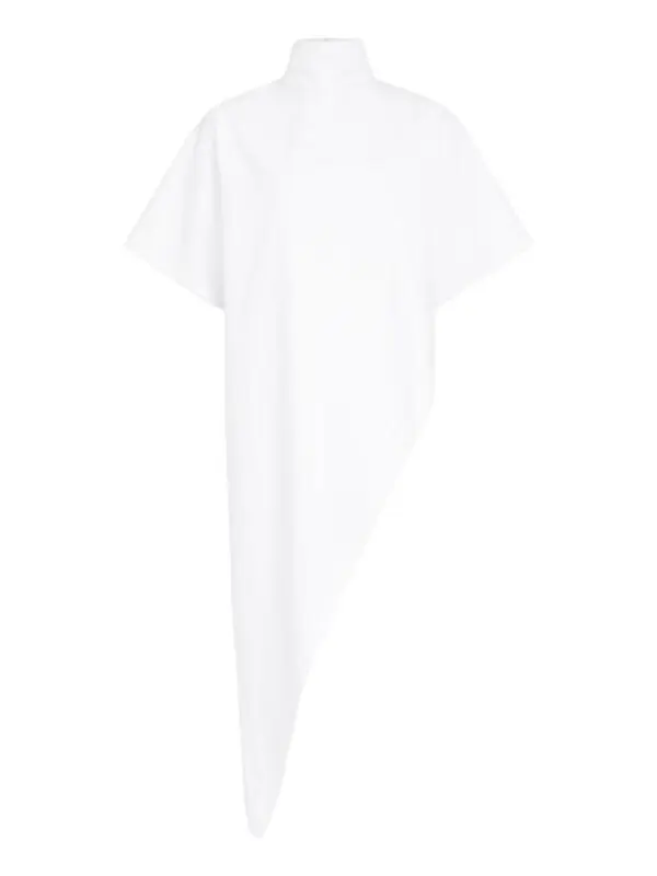 Alaïa Triangle Cotton Jersey T-shirt - White