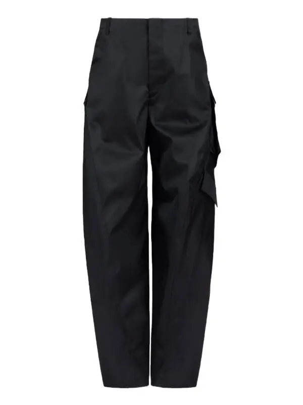 Alaïa Taffeta Cargo Pants - Black