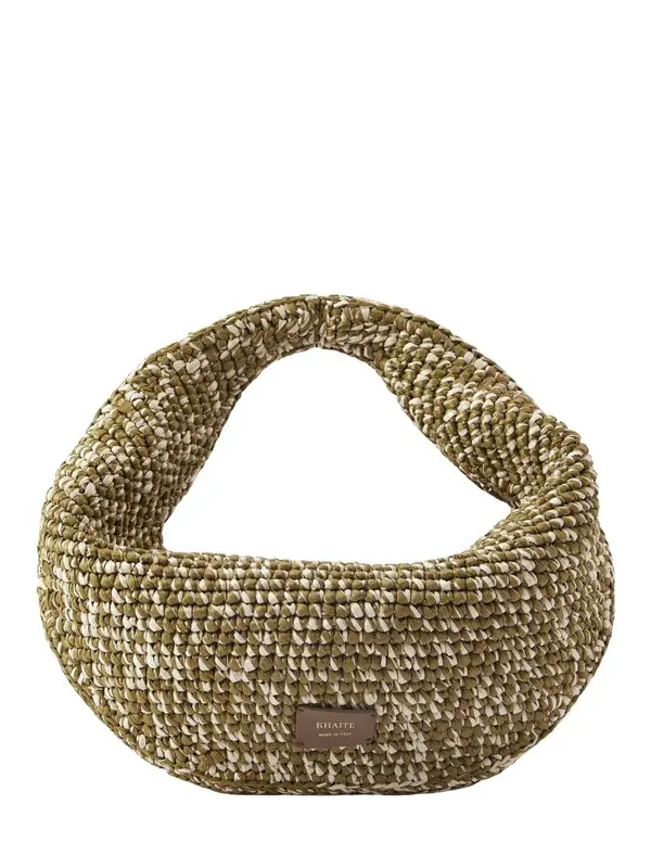 Khaite Medium Woven Shoulder Bag - Multicolor