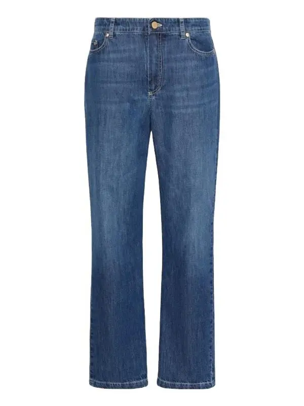 Max Mara Belt Loop Jeans - China Blue