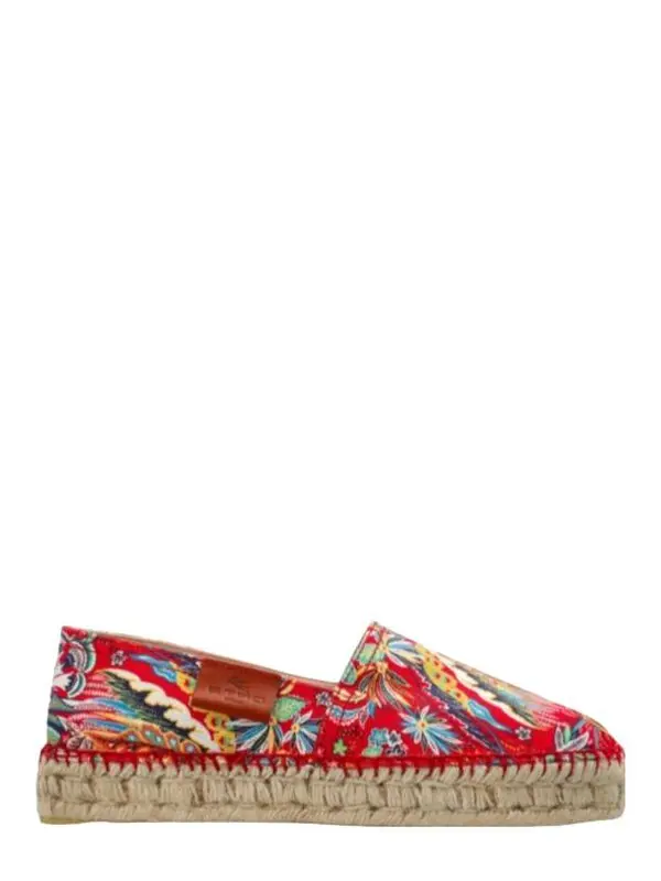 Etro Printed Platform Espadrilles - Multicolor