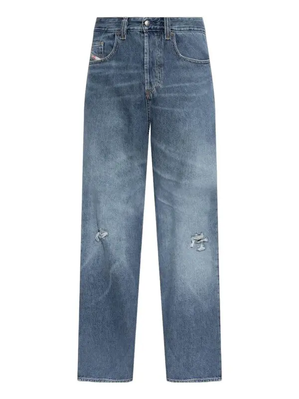 DIESEL® 2001 D-macro Distressed Jeans - Blue
