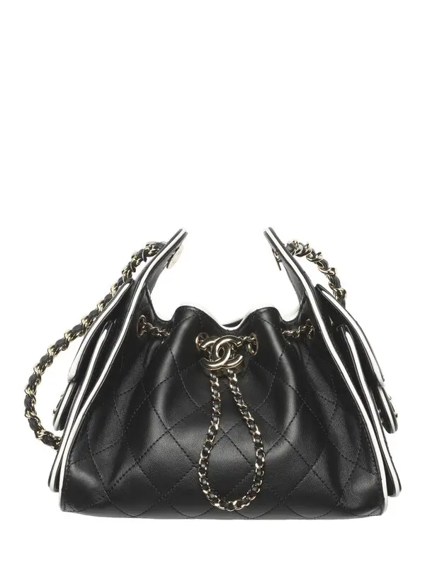 Chanel 25 Mini Handbag - Black & White