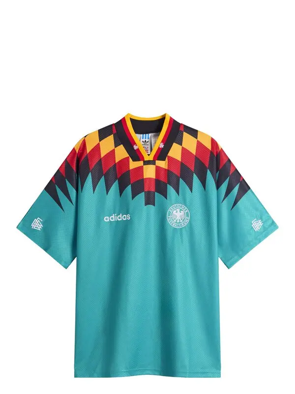 Adidas Germany 1994 Away Jersey Top - Power Green