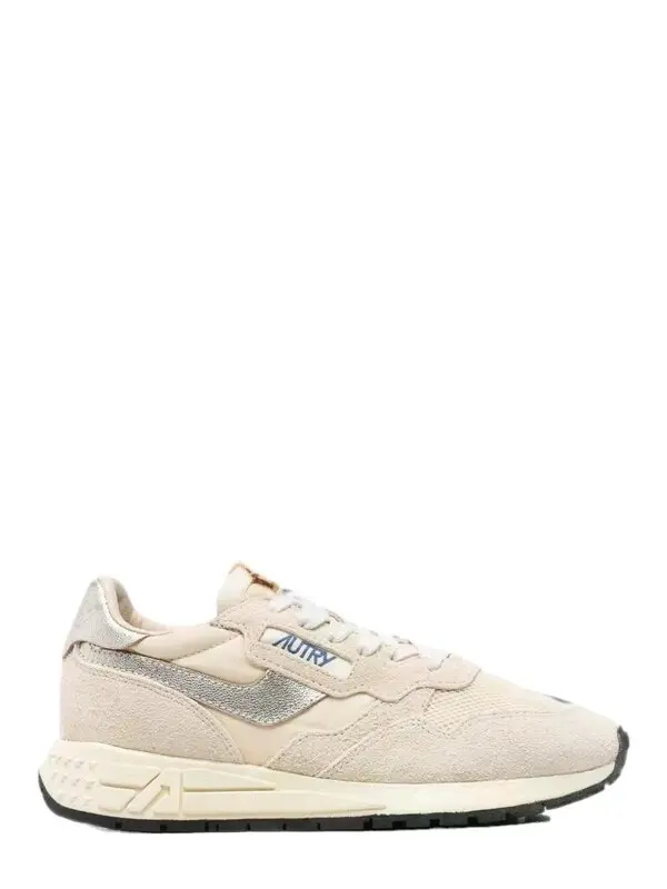 AUTRY Reelwind Panelled Suede Sneakers - Neutrals