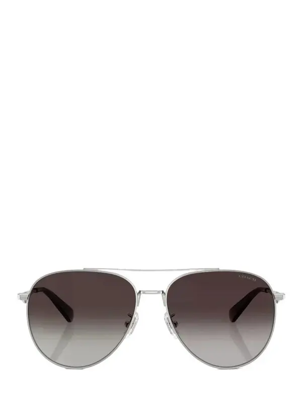 COACH Pilot Frame Sunglasses - Silver