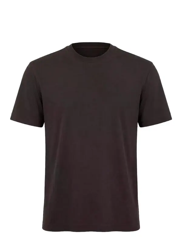 KIRED Crew-neck Short-sleeve T-shirt - Brown