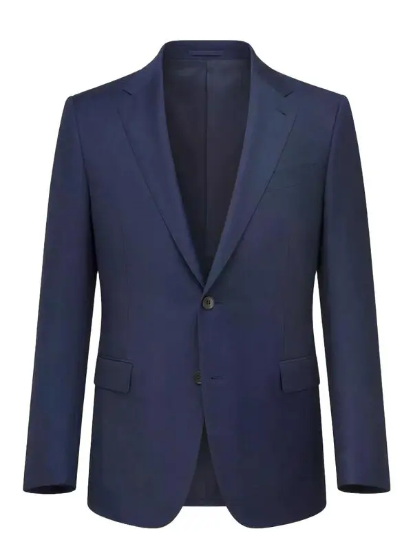 Zegna Notched-lapel Single-breasted Suit - Blue