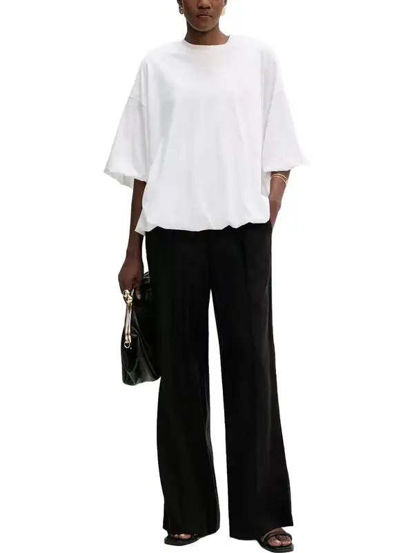 ISABELLE BLANCHE Drawstring Trousers - Black