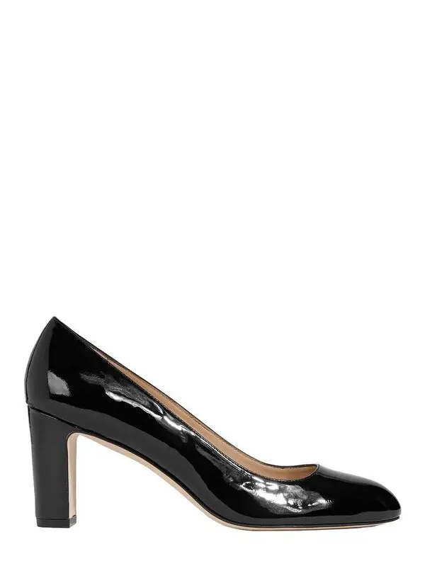 STUART WEITZMAN Vida 75 Patent Leather Pumps - Black
