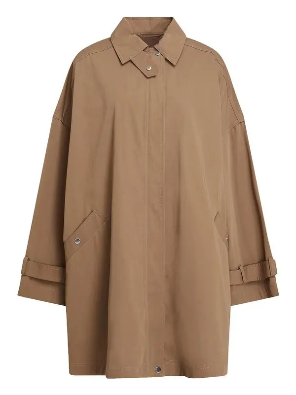 TOTEME Cotton Coat - Taupe