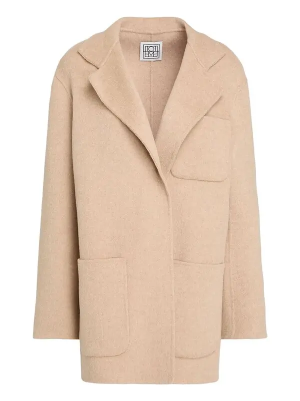 TOTEME Brushed Woolfelt Jacket - Beige