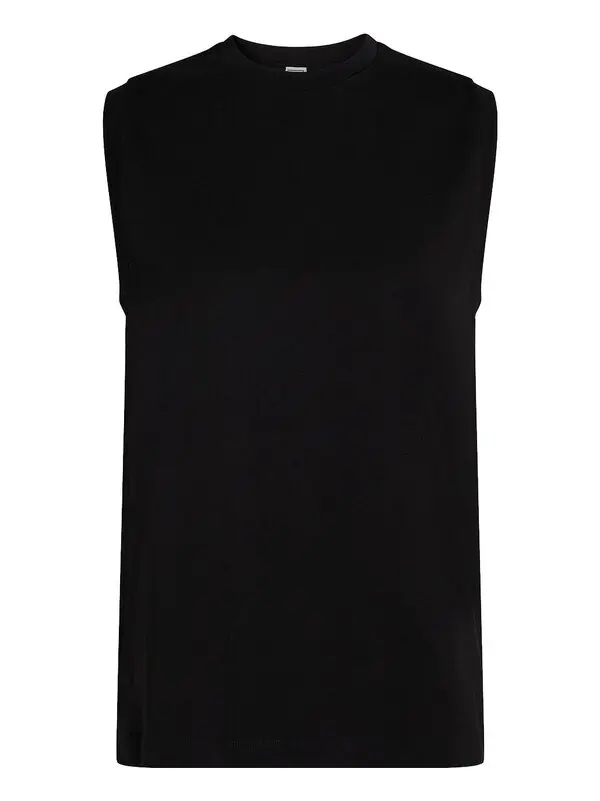 TOTEME Stretch Jersey Top - Black