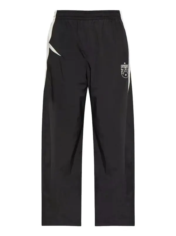 REPRESENT Logo-patch Track Pants - Black
