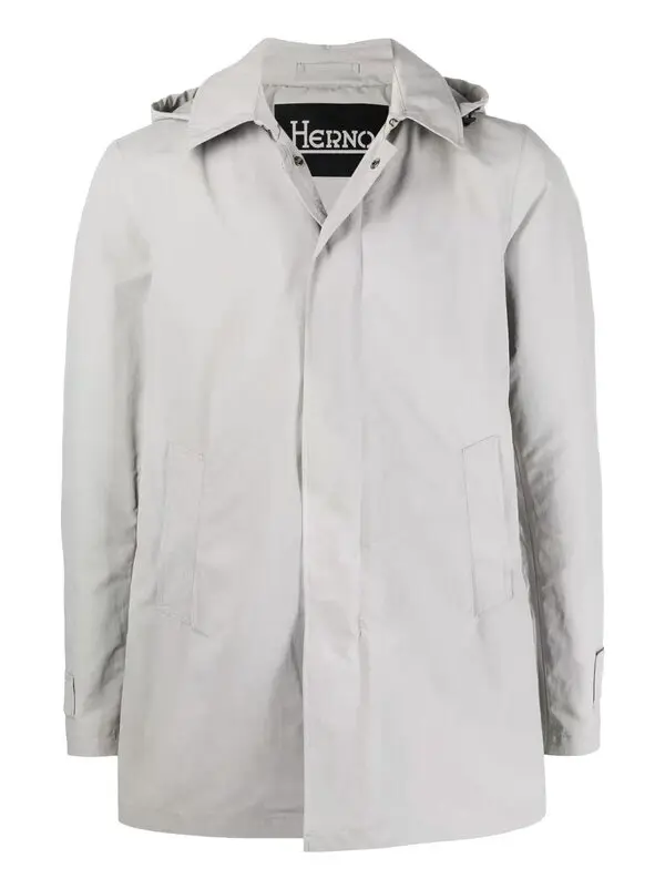 Herno Long-sleeve Zip-up Jacket - Grey