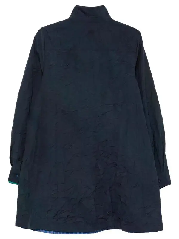 Loewe Crinkled Effect Ruffled Mini Dress - Blue