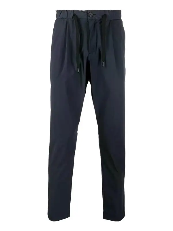 Herno Drawstring-fastening Waist Trousers - Blue