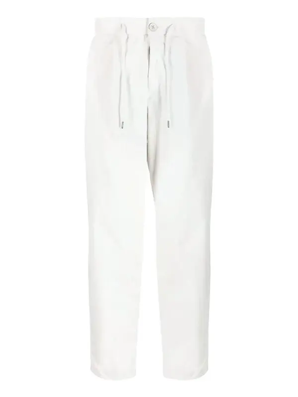 Herno Straight-leg Drawstring Trousers - Neutrals