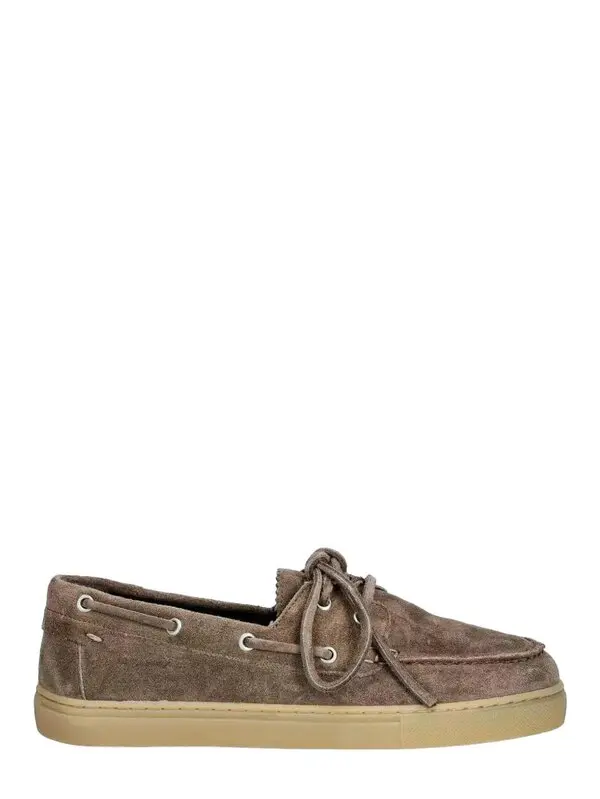 Marc O'polo Suede Lace-up Loafers - Brown