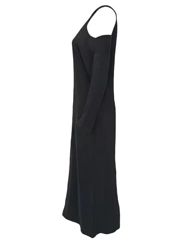 THE ROW Cutout Shoulder Dress - Black