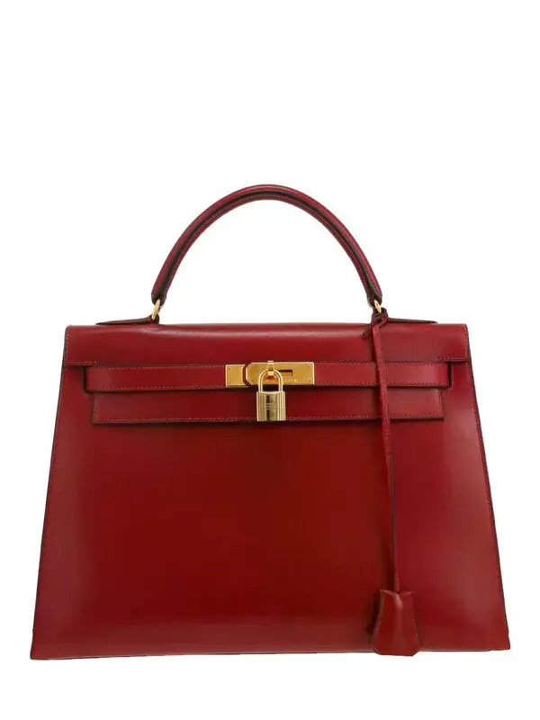 Hermès 1995 32 Kelly Handbag - Red