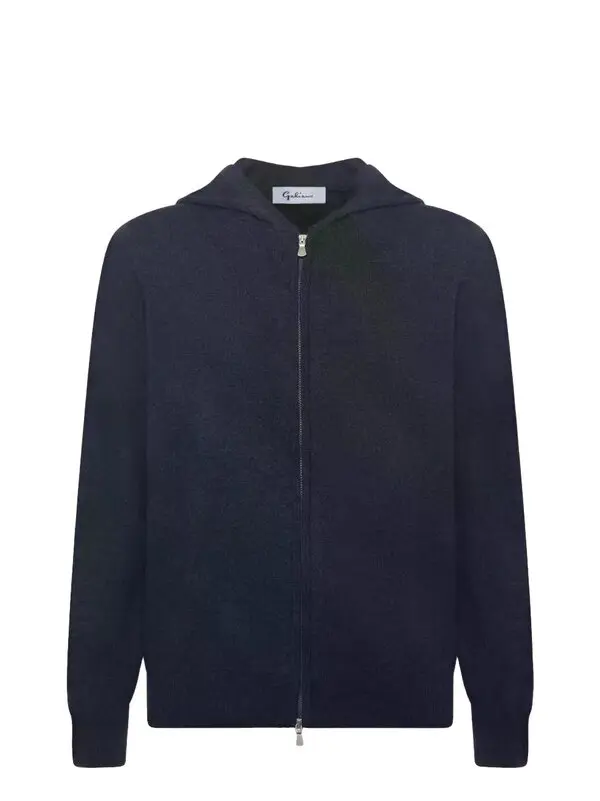 GALIANO Zip-up Hoodie - Blue