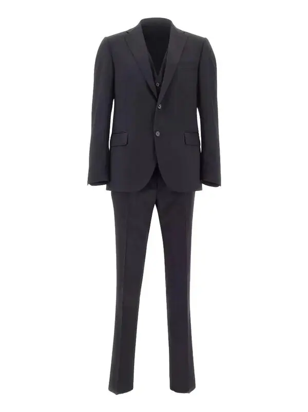 MARCHESANI Three-piece Single-breasted Suit - Grey