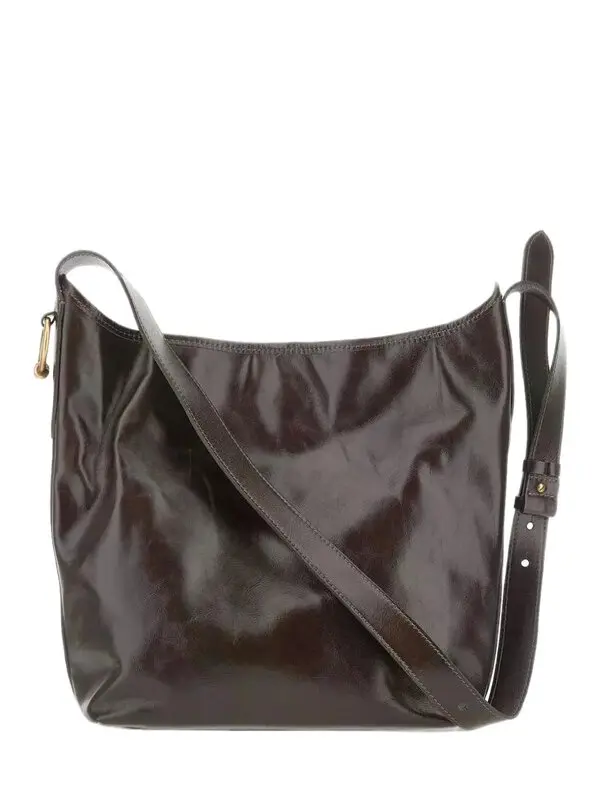 GIANNI CHIARINI Carla Leather Shoulder Bag - Brown