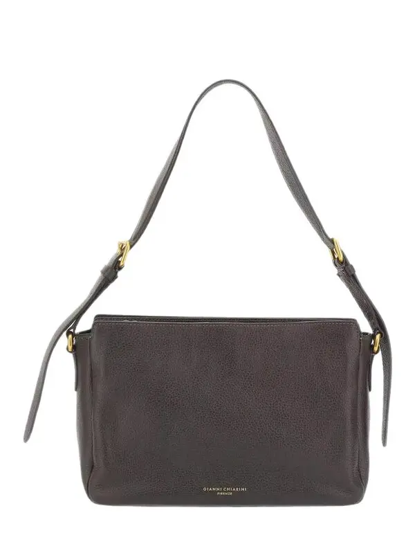 GIANNI CHIARINI Laura Leather Shoulder Bag - Brown