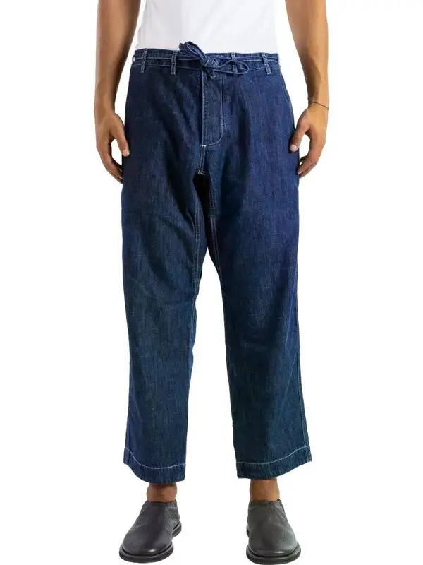 CASEY CASEY Cropped Jeans - Blue