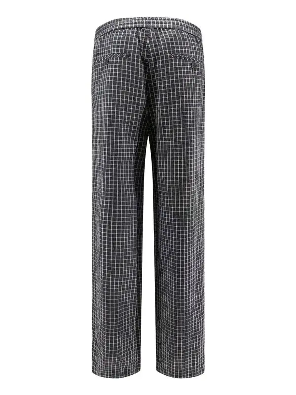 DUNST Check Pattern Pajamas - Black