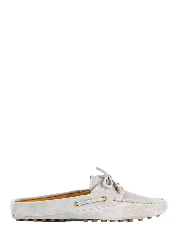 TOD'S Gommino Lace-up Mules - Grey