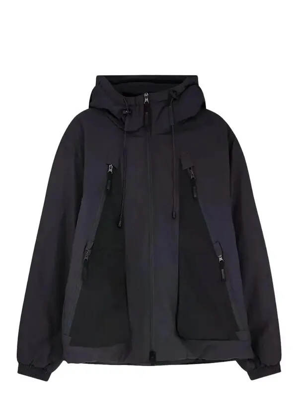 WOODBIRD Shoung Tech Hooded Jacket - Black
