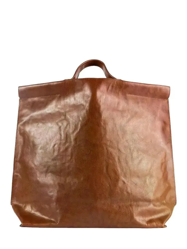 BEA MOMBAERS Bea + Mombaers Leather Shopper Handbag - Brown