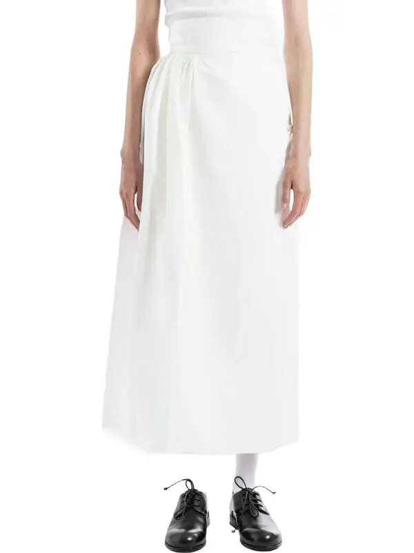 Sofie D'hoore Sakina Gathered Maxi Skirt - White