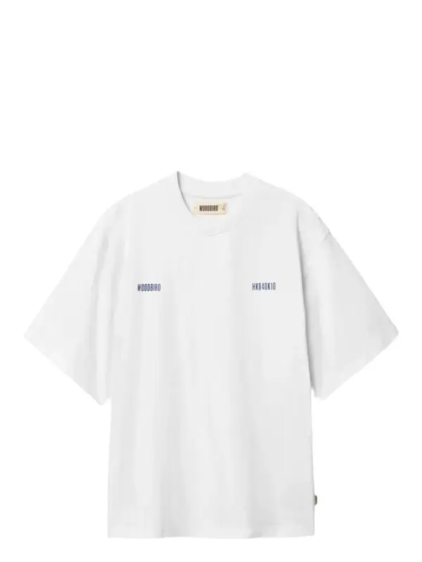 WOODBIRD Bain Zilla Graphic-print T-shirt - White
