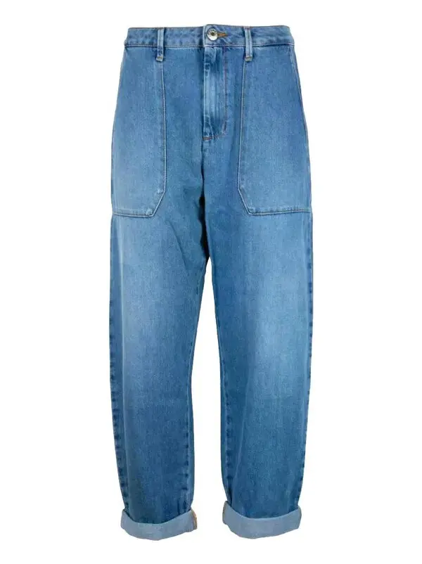 CIGALA'S Baggy Fatigue Jeans - Blue